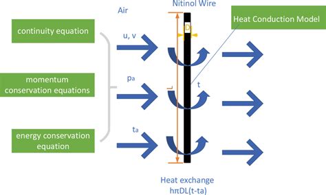 Sketch Map Of The Coupled Flow And Convective Heat Transfer Model Download Scientific Diagram