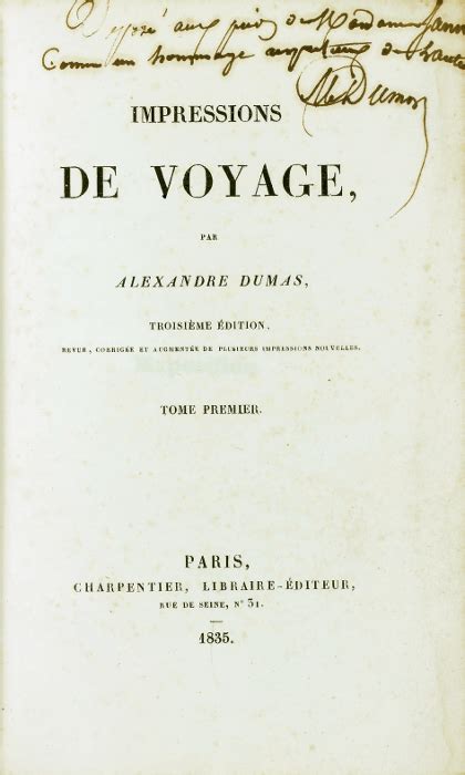 Dumas Alexandre Impressions De Voyage