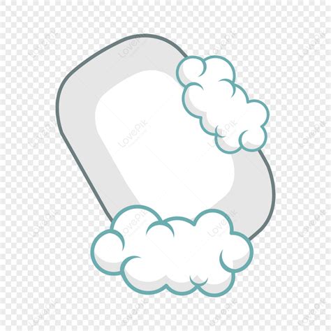 하얀 거품과 하얀 비누 클립 아트흰 거품비누의 바 Png 일러스트 무료 다운로드 Lovepik