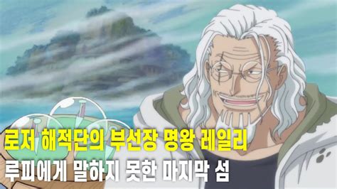 로저 해적단의 부선장 레일리가 말못한 마지막 섬 위치 원피스 분석 Youtube