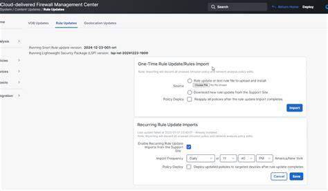 Solved How Often Does Ips Update On Firepower Devices Cisco Community