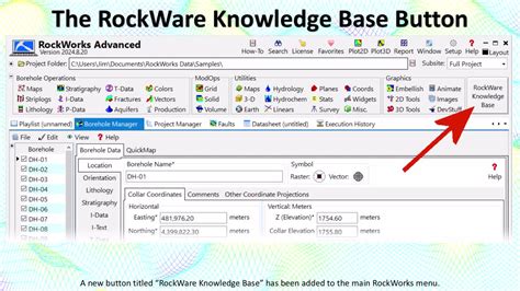 Rockware Incorporated On Linkedin Rockware Knowledge Base Button Added To Main Rockworks Menu