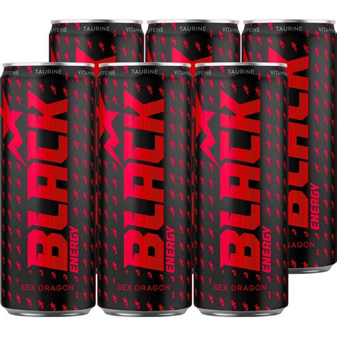 Black Energy Sex Dragon Gazowany Napój Energetyzujący 250 Ml X 6 Sztuk