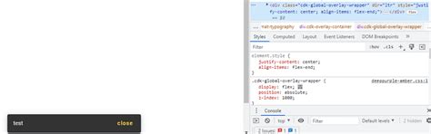 How To Size And Position The Angular Material Snackbar