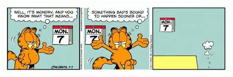 10 Funniest Garfield Comics Where Garfield Hates Mondays