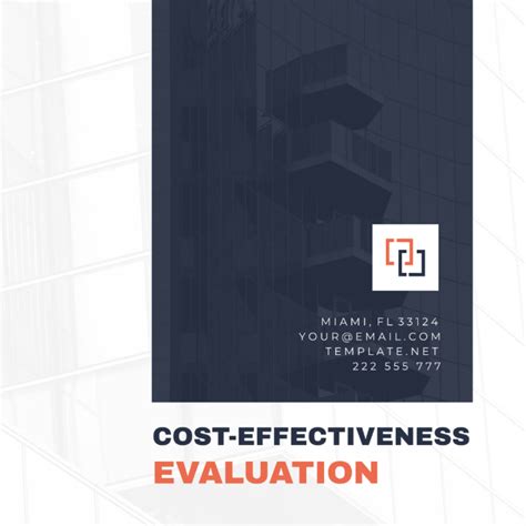 Free Cost Effectiveness Evaluation Template To Edit Online
