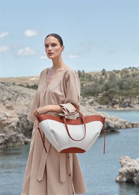 Polène バッグ Cyme コニャック ティセ Everyday Bag Cognac Big Bags