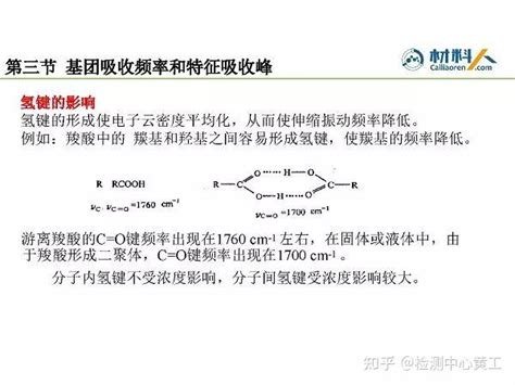 红外光谱基础知识——基团吸收频率和特征吸收峰 知乎