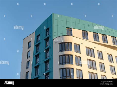 Building Element Of An Apartment Building In The City Apartment House