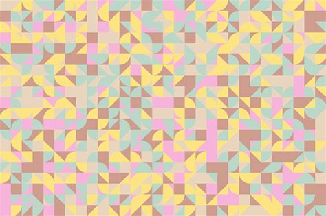 정사각형 삼각형 및 둥근 요소와 추상 적 기하학적 패턴 벡터 멀티 컬러 배경 Eps10 0명에 대한 스톡 벡터 아트 및 기타