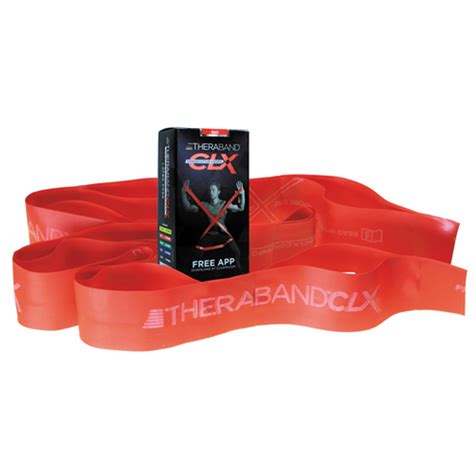 Theraband Consecutive Loops Red 5 Individual 9 Loop