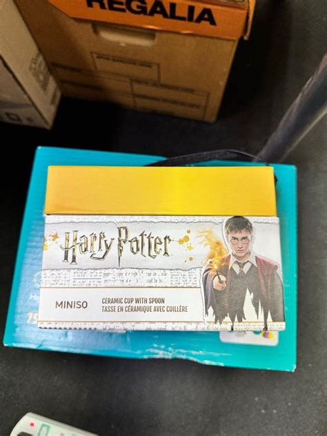 Miniso X Harry Potter Hedwig Ceramic Cup With Spoon Hobbies And Toys