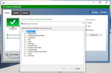 How To Use The Built In Windows Defender Antivirus On Windows 10