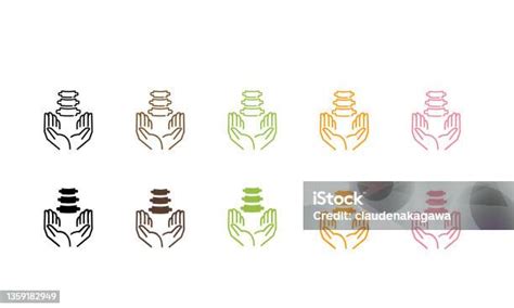 다양한 척추지압 이미지 아이콘 벡터 일러스트레이션 화이트 리디지드 접골사에 대한 스톡 벡터 아트 및 기타 이미지 접골사 척추교정사 로고 Istock