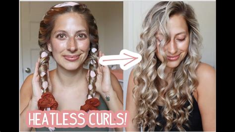 Overnight Heatless Robe Curls You Have To Try This Way Youtube Heatless Curls Overnight