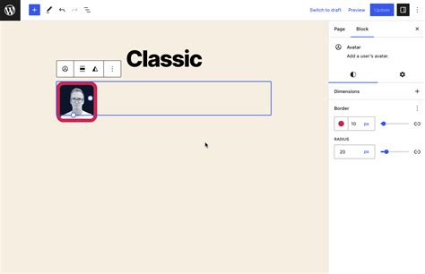 Avatar Border Has Stopped Working On The Front · Issue 47408 · Wordpressgutenberg · Github