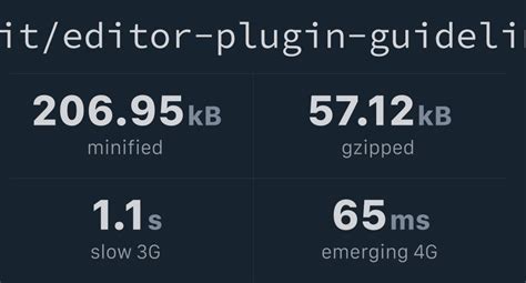 Atlaskiteditor Plugin Guideline Bundlephobia