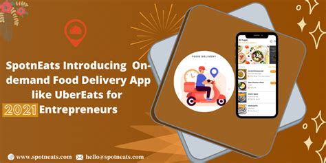 Spotneats Introducing On Demand Food Delivery App Like Ubereats For
