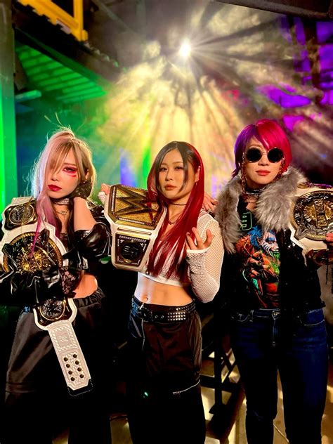 Kairi Sane Iyo Sky And Asuka Scrolller