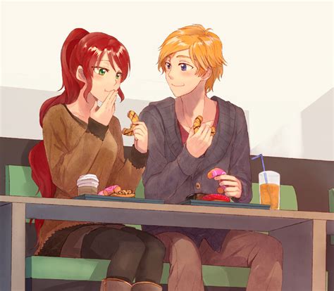 Pyrrha Nikos And Jaune Arc Rwby Drawn By Sora Efr Danbooru
