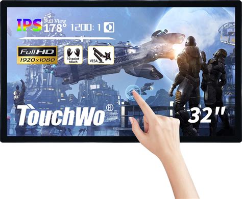 Amazon Com TouchWo 32 Inch Interactive Touchscreen Monitor Smart Board With 16 9 Display 1080P