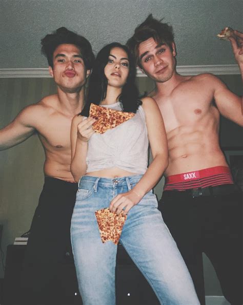 Riverdale Stars Kj Apa And Camila Mendes Just Had The Sexiest Pizza Party Of All Time E News