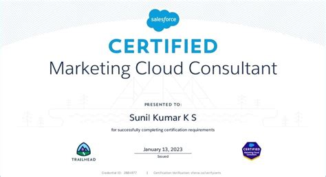 Sunil Kumar On Linkedin Im Happy To Share That Ive Obtained A New Certification Salesforce…