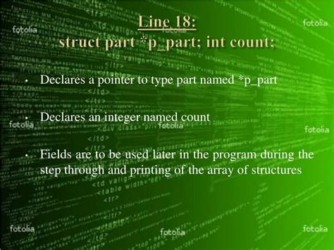 Ppt Stepping Through An Array Of Structures Powerpoint Presentation