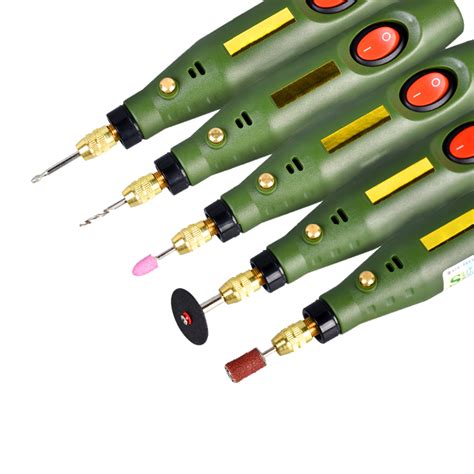 艾莱克diy模型工具电钻 迷你微型雕刻机笔电磨机 手钻打磨器钻孔