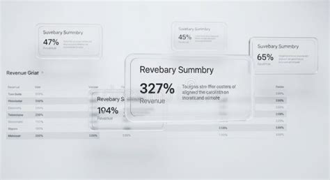 Revenue Summary With Key Performance Indicators For Business Growth And