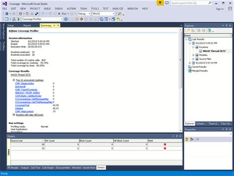 Coverage Profiler Results Overview Aqtime Documentation