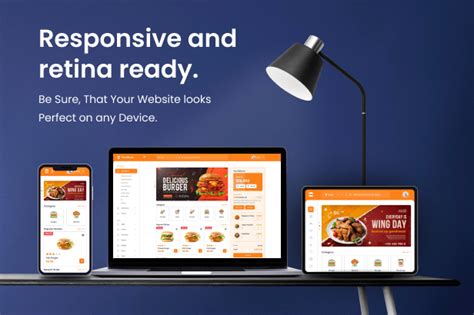 Fooddesk Django Food Delivery Admin Dashboard Bootstrap Template