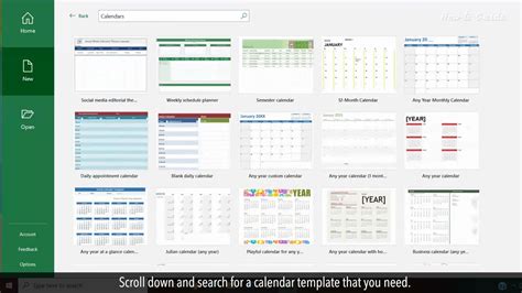 How To Create A Calendar In Ms Excel Youtube