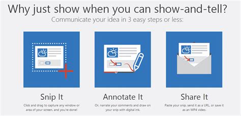 Office Snip Create Annotate And Narrate Screenshots Tutorials