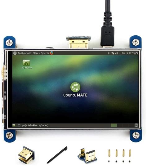 buy 4 inch hdmi lcd ips display 800x480 resolution resistive touch