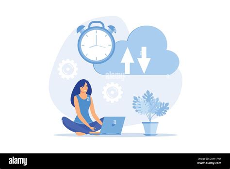 Automatically Back Up Files To Cloud Storage Modern Graphic Element