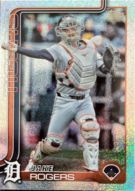 Jake Rogers [sandglitter] 55 Prices 2025 Topps Baseball Cards