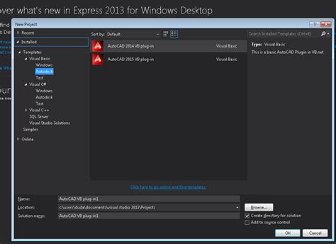 Missing VB Templates Issue 1 ADN DevTech AutoCAD Net Wizards GitHub