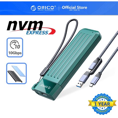 Orico M2 Ssd Case Nvme Usb Type C Gen2 10gbps Pcie Ssd Enclosure M2