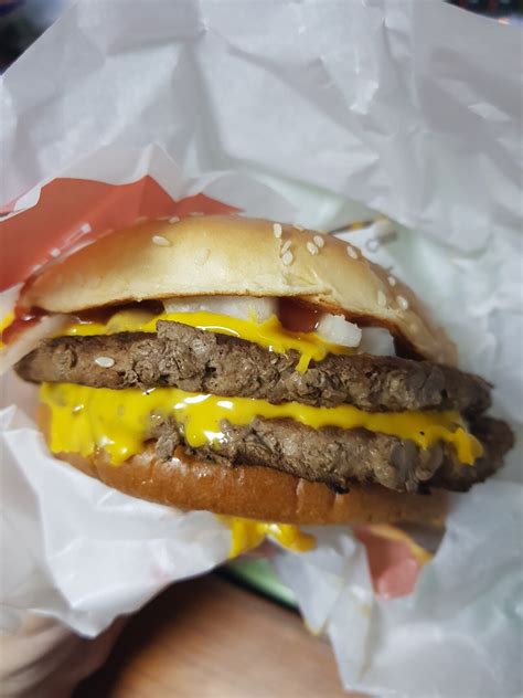 맥날 더블쿼터파운더치즈 두개 음식여행 에펨코리아