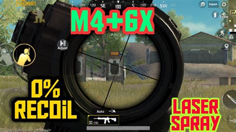How To Control M4 6x Spray Easily Pubg Mobile 100 Working