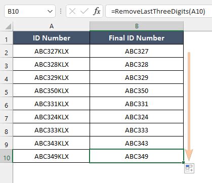 Ways To Remove Last Digits In Excel Excelgraduate
