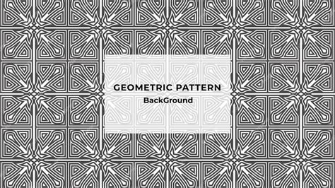 Premium Vector Abstract Geometric Lines Seamless Pattern Background