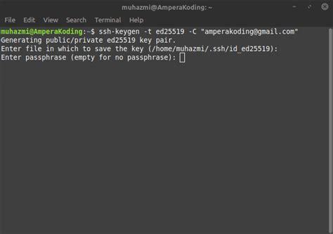 Cara Menambahkan Ssh Key Github Di Linux Amperakoding