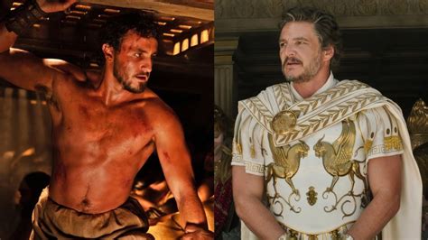Paul Mescal Kissed Pedro Pascal In Gladiator And Were Sweating