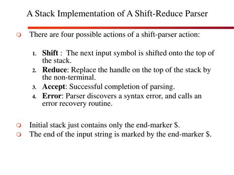 ppt bottom up parsing powerpoint presentation free download id 4286883