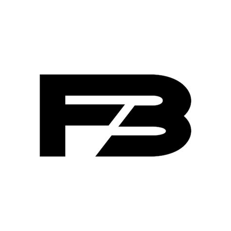 Premium Vector Fb Initial Lettering Logo Or Bf Initial Lettering Logo