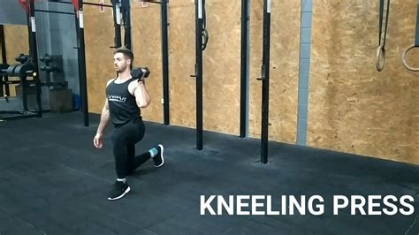 Dumbbell Kneeling Press Youtube