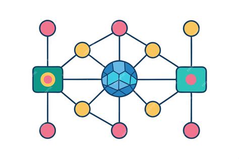 Artificial Neural Networks Graphs Amp Data Flow Diagrams Premium Ai Generated Vector