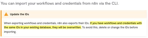 overwriting existing credentials ids with import credentials questions n8n community